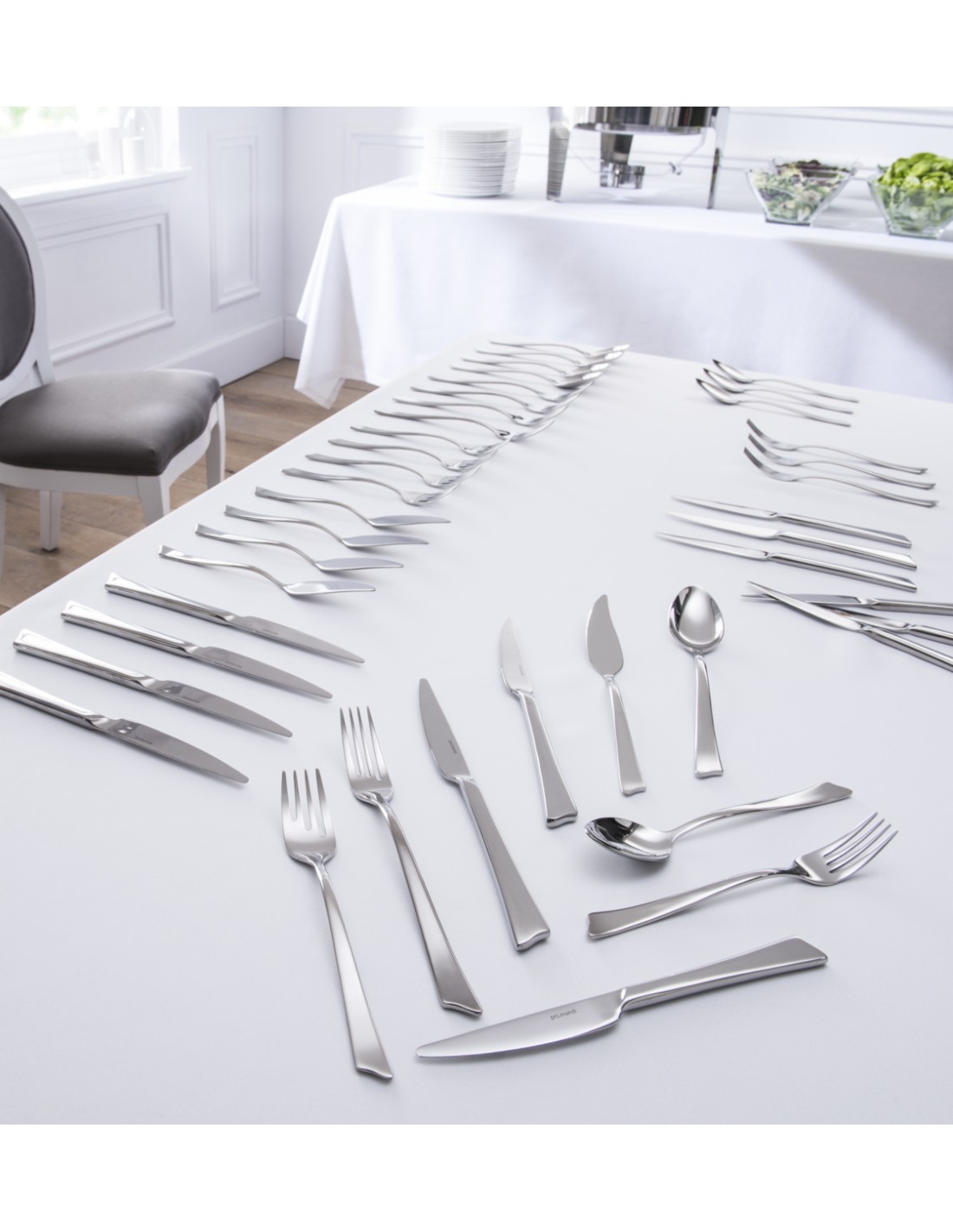 Table Fork Stainless Steel 18/10 21.5 cm Wave Pro.Mundi | Pilsa