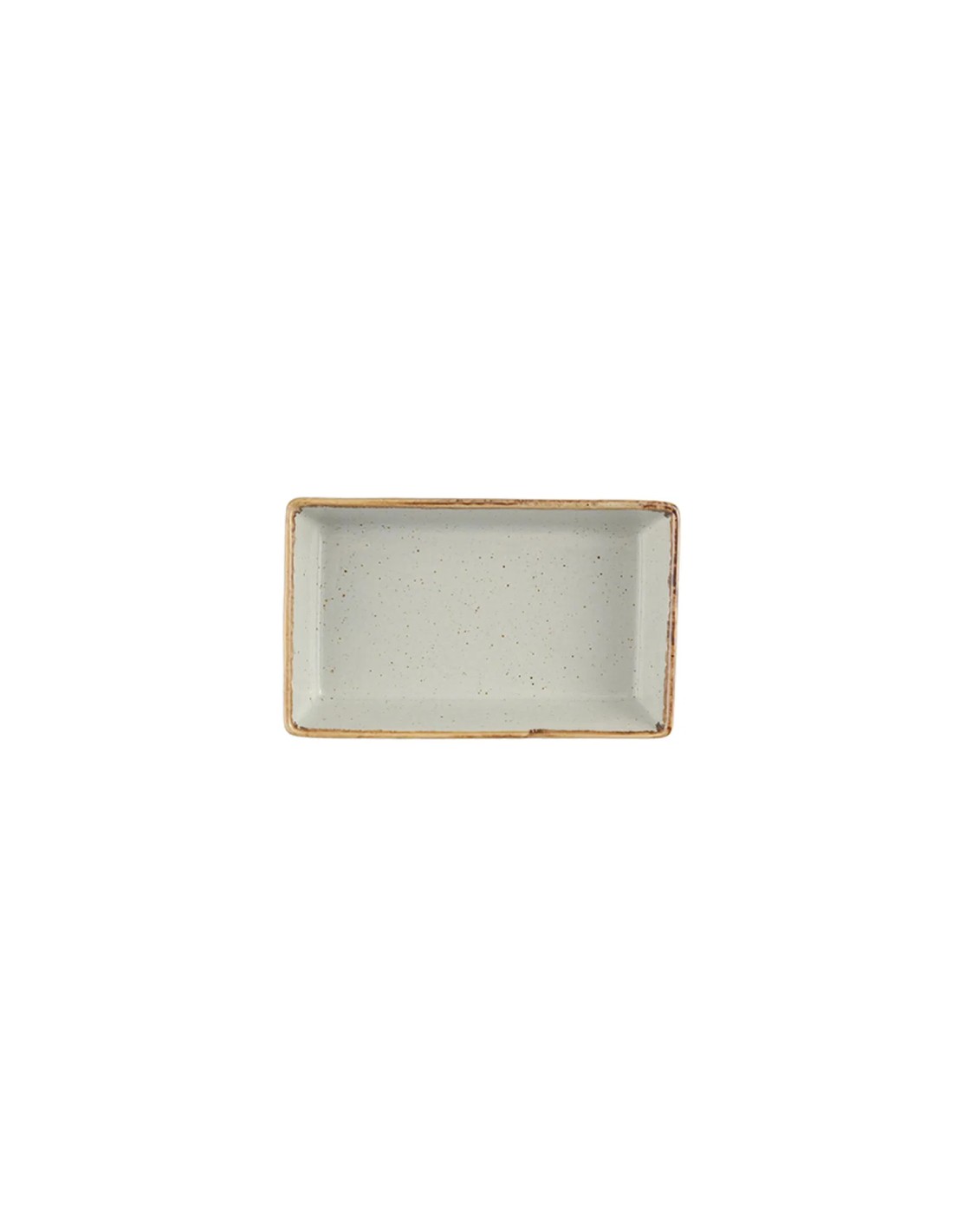Bowl Rectangular Appetizer Gray Porcelain 8x14 cm Seasons Porland | Pilsa