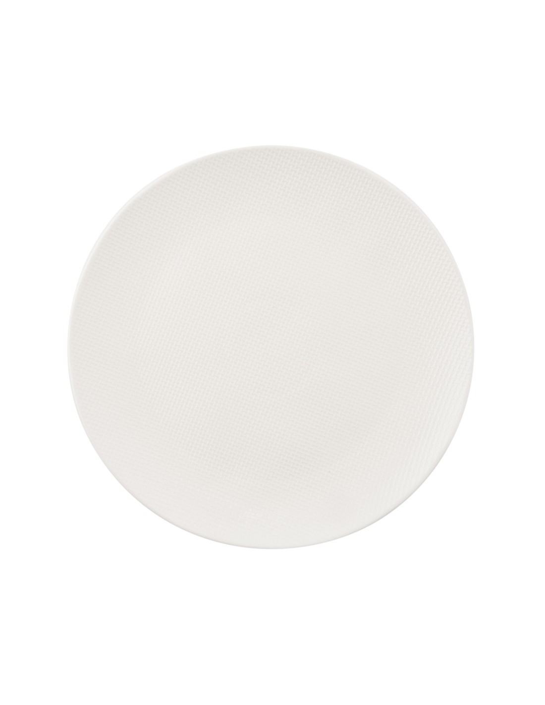Plato Coupe Llano Redondo Blanco Gres Esmaltado Ø 28 Cm Linen Pro.Mundi ...