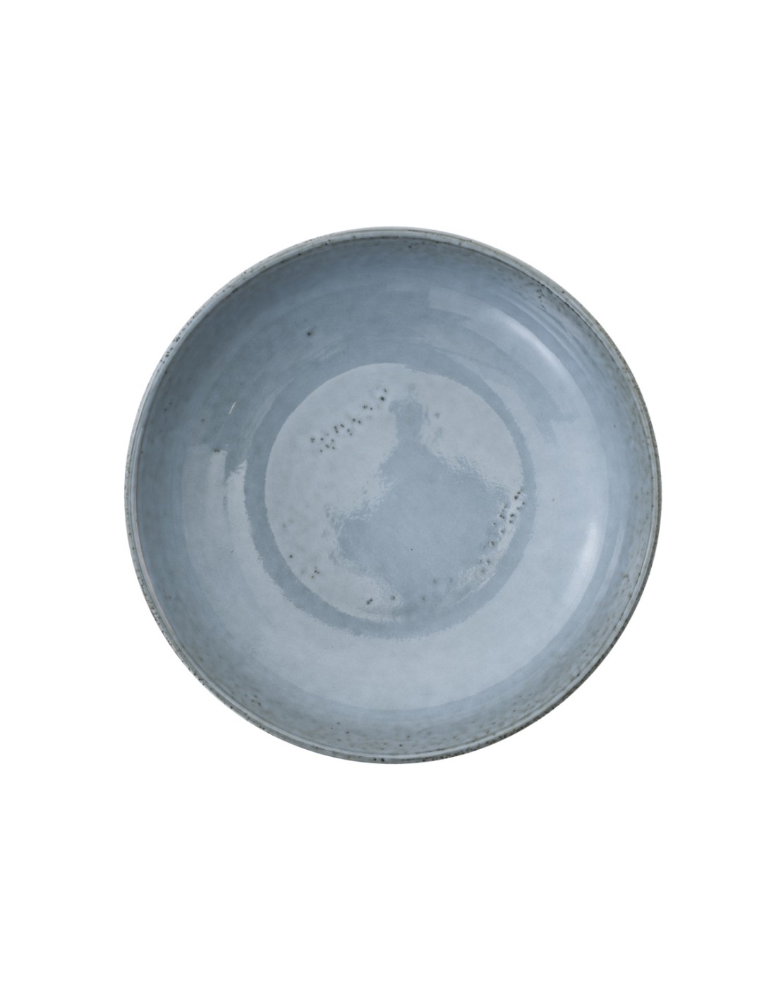 Plato Hondo Redondo Azul Gres Esmaltado Ø 22 Cm Sky Pro.Mundi | Pilsa