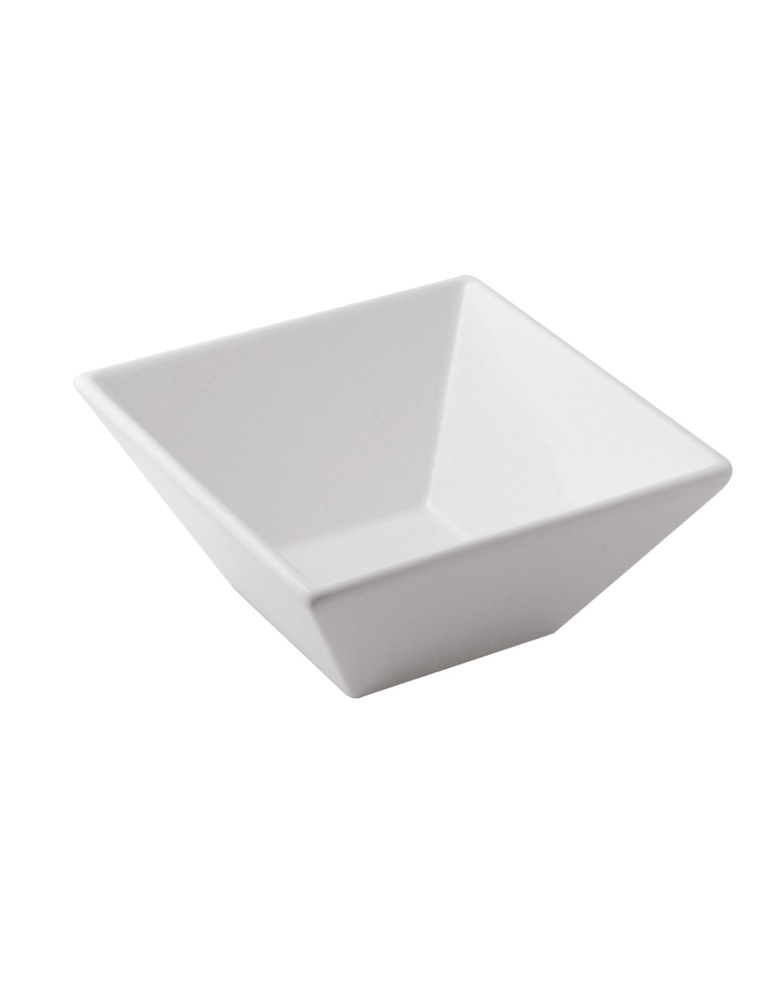 Ensaladera Cuadrada Blanca Porcelana Vitrificada 15 Cm Edina Pro.Mundi ...