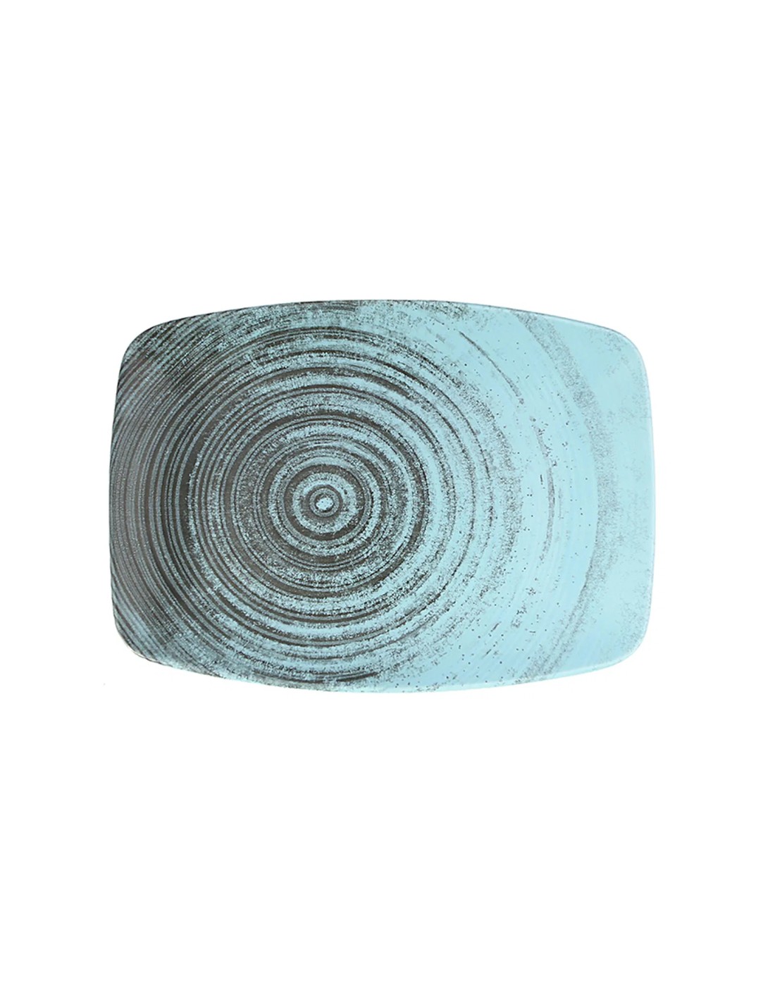 Rectangular Tray Turquoise Porcelain 27 cm Lykke Porland | Pilsa