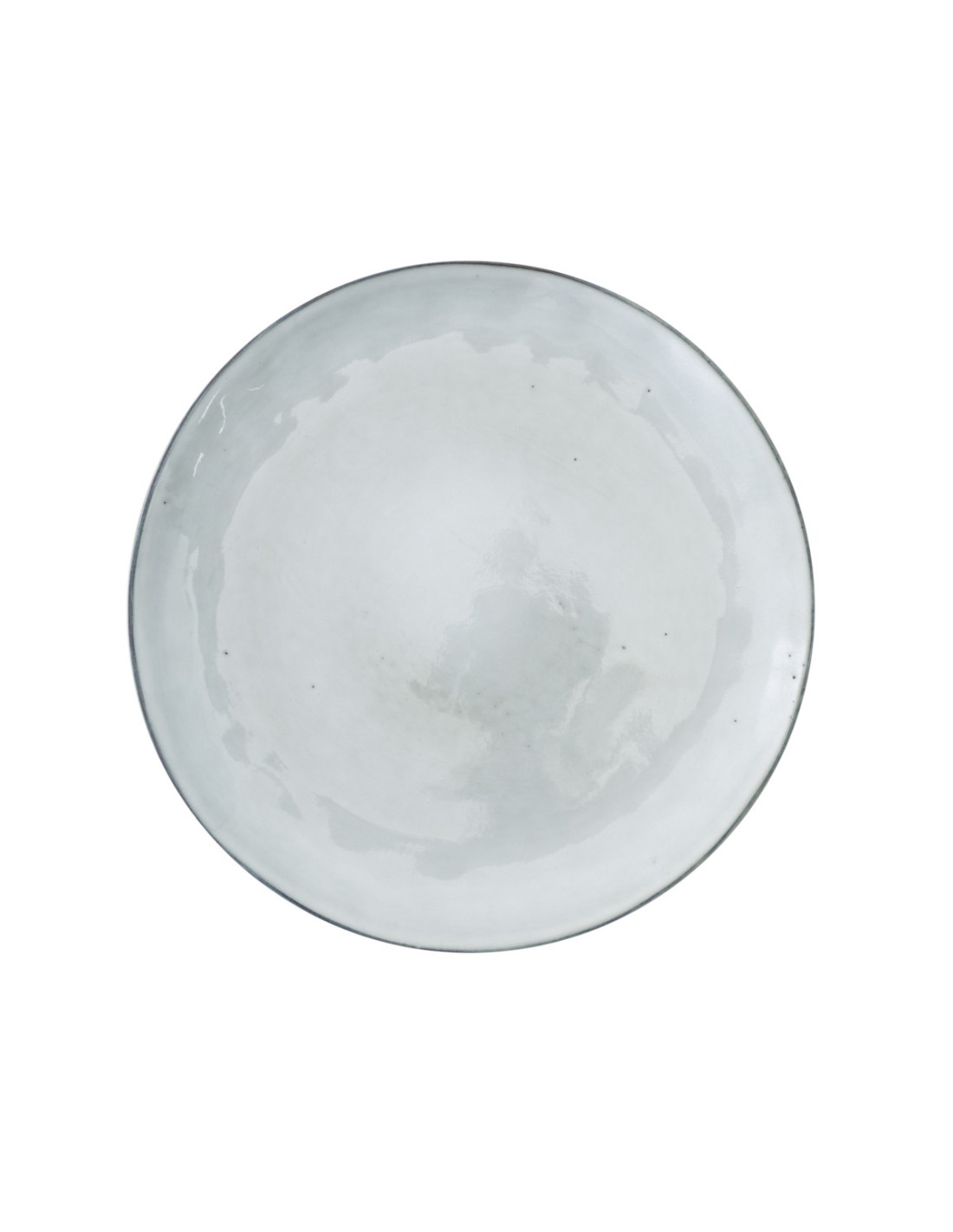 Plato Llano Redondo Gris Gres Esmaltado Ø 24 Cm Sky Pro.Mundi | Pilsa