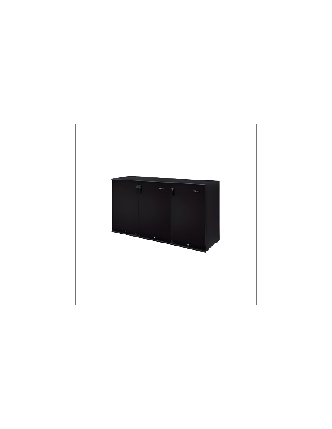 Black Refrigerated Display Case Erv35Pp | Pilsa