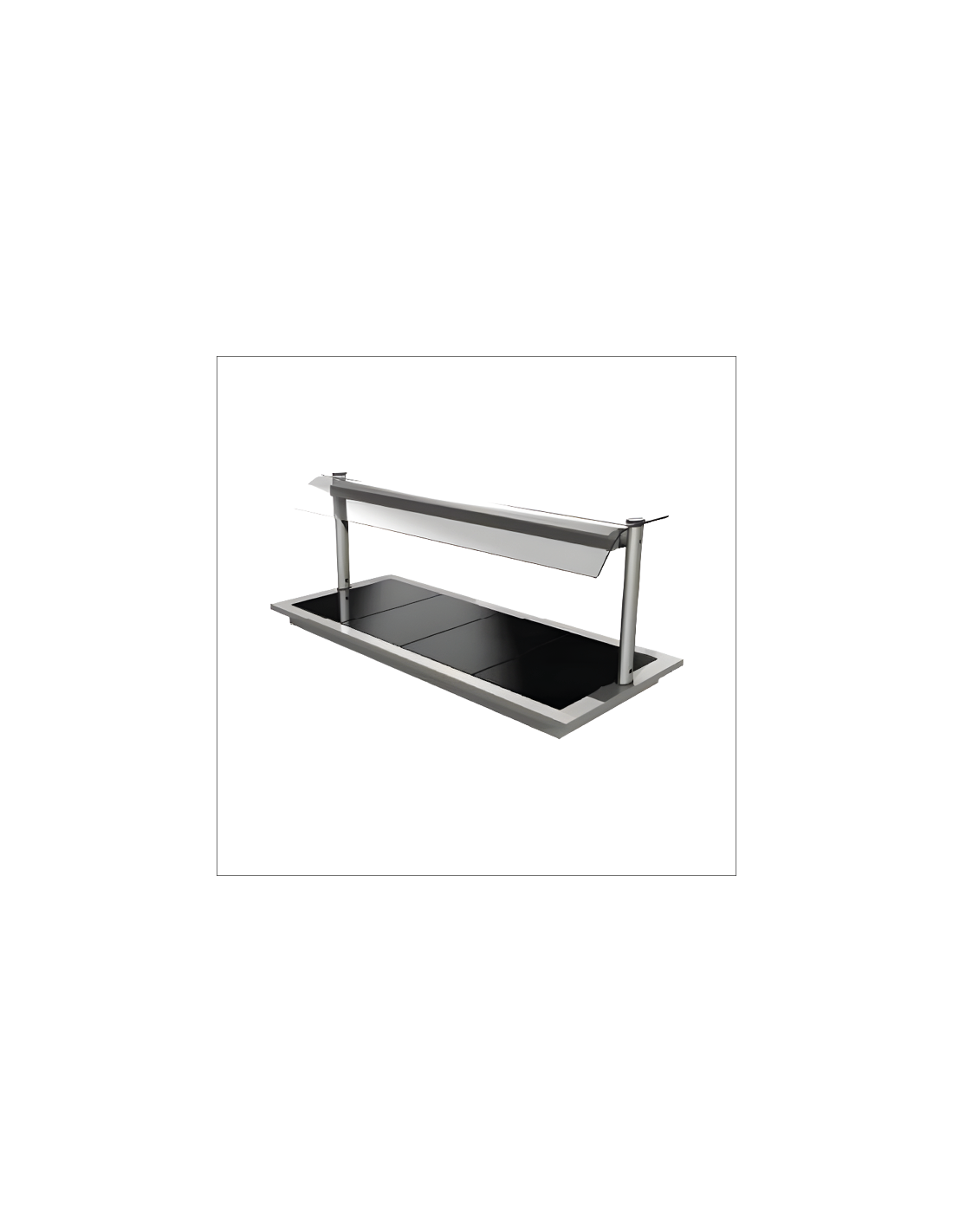 Hot Display 4×1/1 Gn Counterline | Pilsa