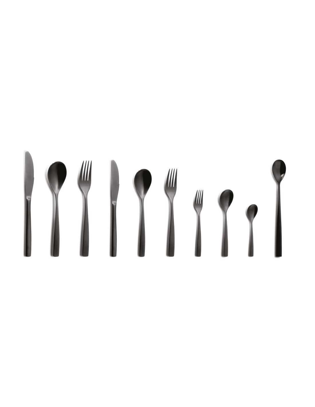 Fork Lunch Stainless Steel Black 14cm Barcelona Colors Comas | Pilsa